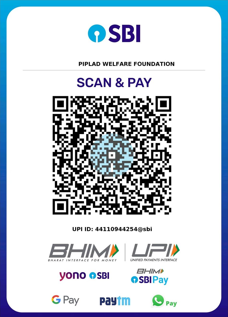 Piplad Welfare Foundation | Registered NGO!